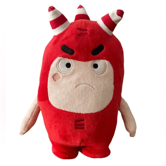 Toys | Angry Oddbods Fuse Plush Stuffed Animal 9 Adorable | Poshmark